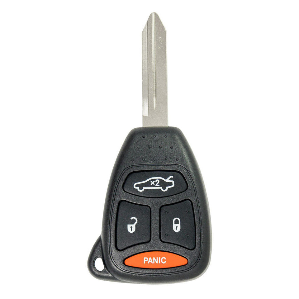 Keyless2Go 4 Button Remote Head Key Replacement For Dodge Jeep Chrysler ...