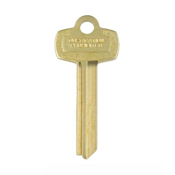 GMS KBBK 1A1K1 Best K Key Blank 7 Pin - 50 Pack GMS Best Keyway Keys