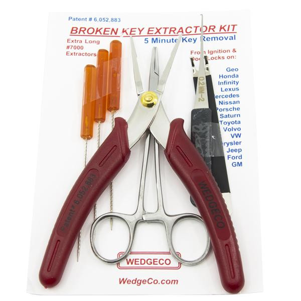 WedgeCo 3300 Pro Broken Key Extractor Kit WedgeCo Shop Automotive