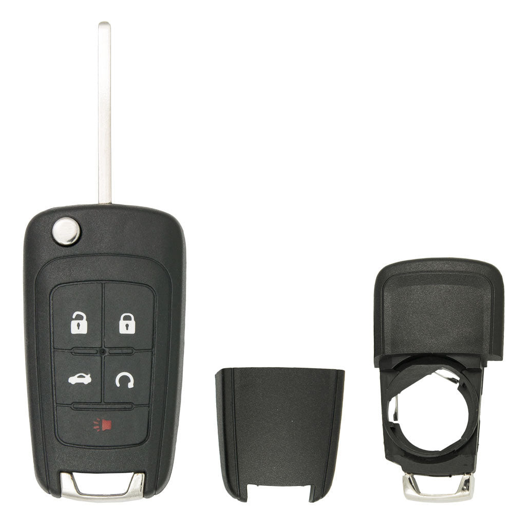 Keyless2Go SHELL for 5 Button Remote Flip Key FP5 OHT01060512 ...