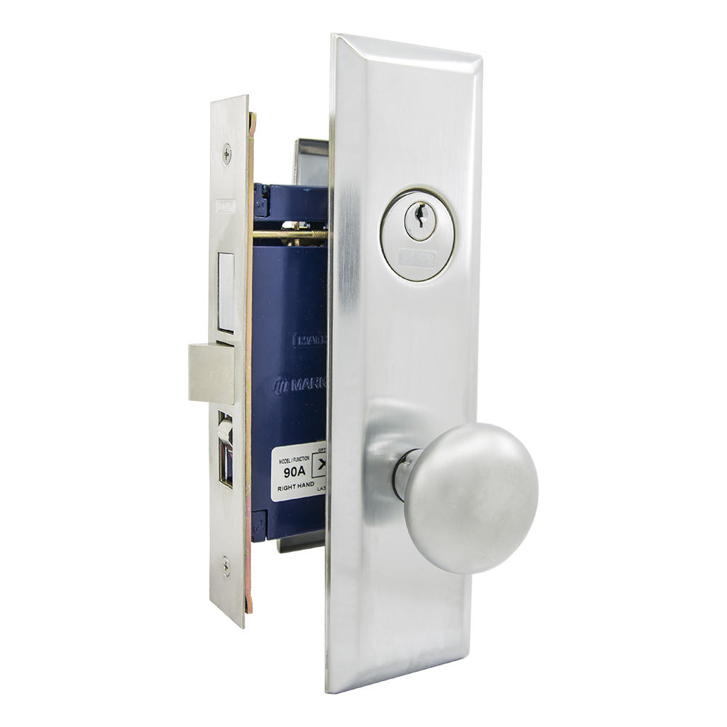 MARKS 114A Metro Series Mortise Apartment Knob Lockset HD - Entrance ...