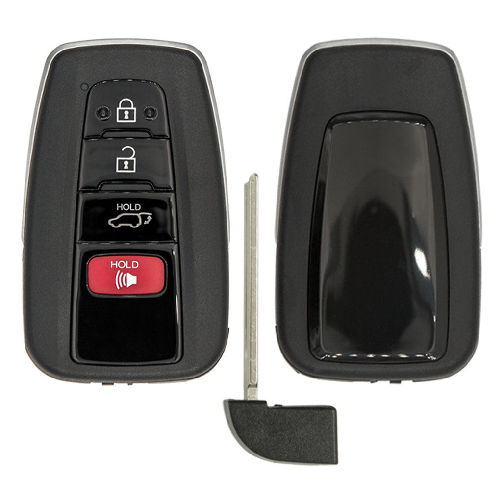 Keyless2Go 4 Button Shell For Toyota Smart Proximity Remote Key ...
