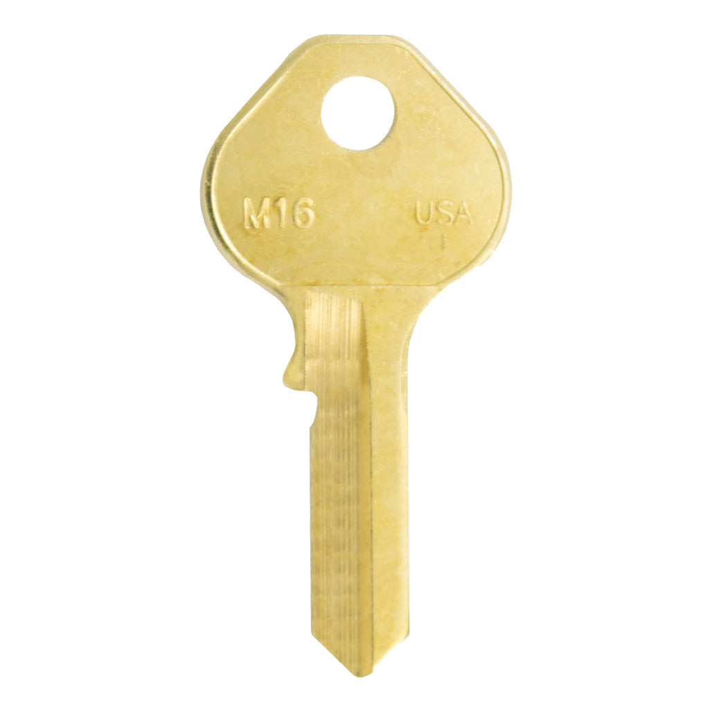 ILCO M16 M27 fit Master Padlock Key Blank - Brass - 50 Pack ilco Padlocks