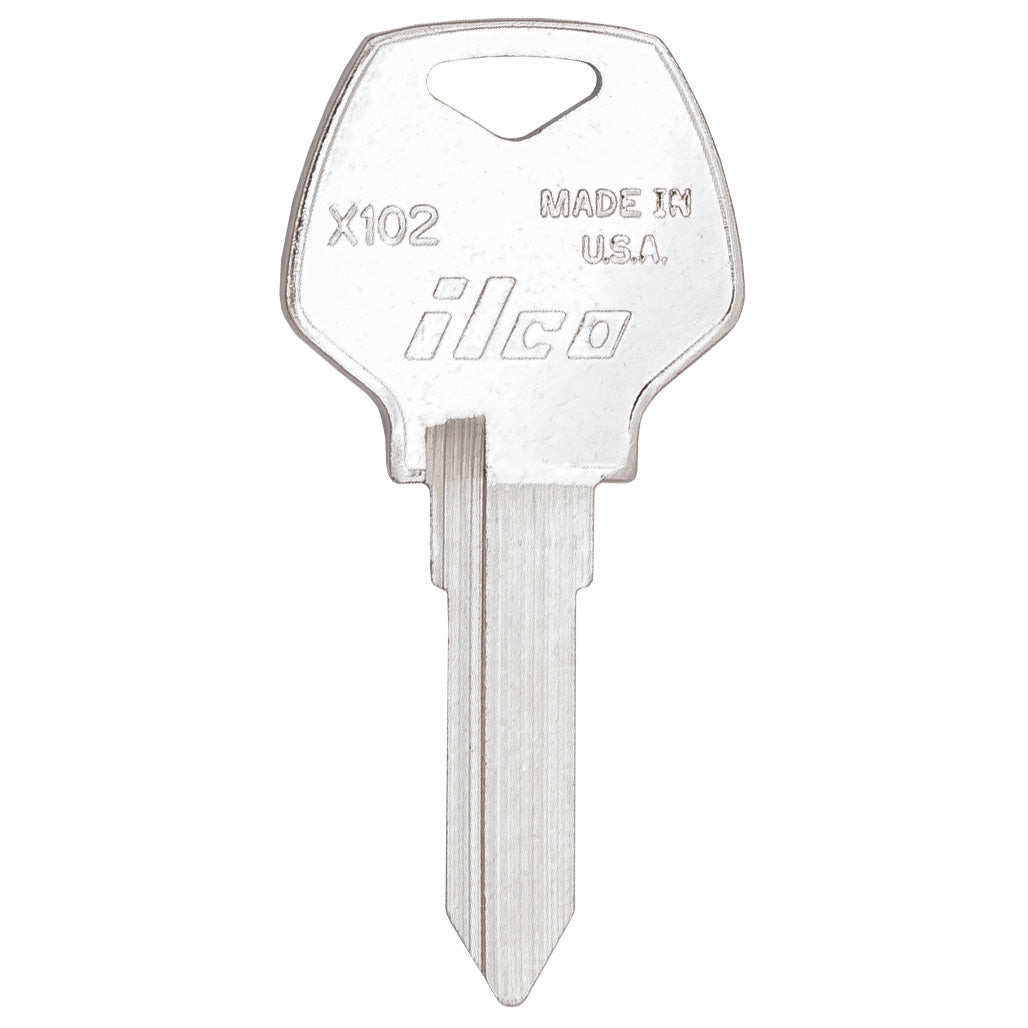 ILCO X102 Motorcycle Mechanical Key, Pack of 10 ilco Keys & Remotes