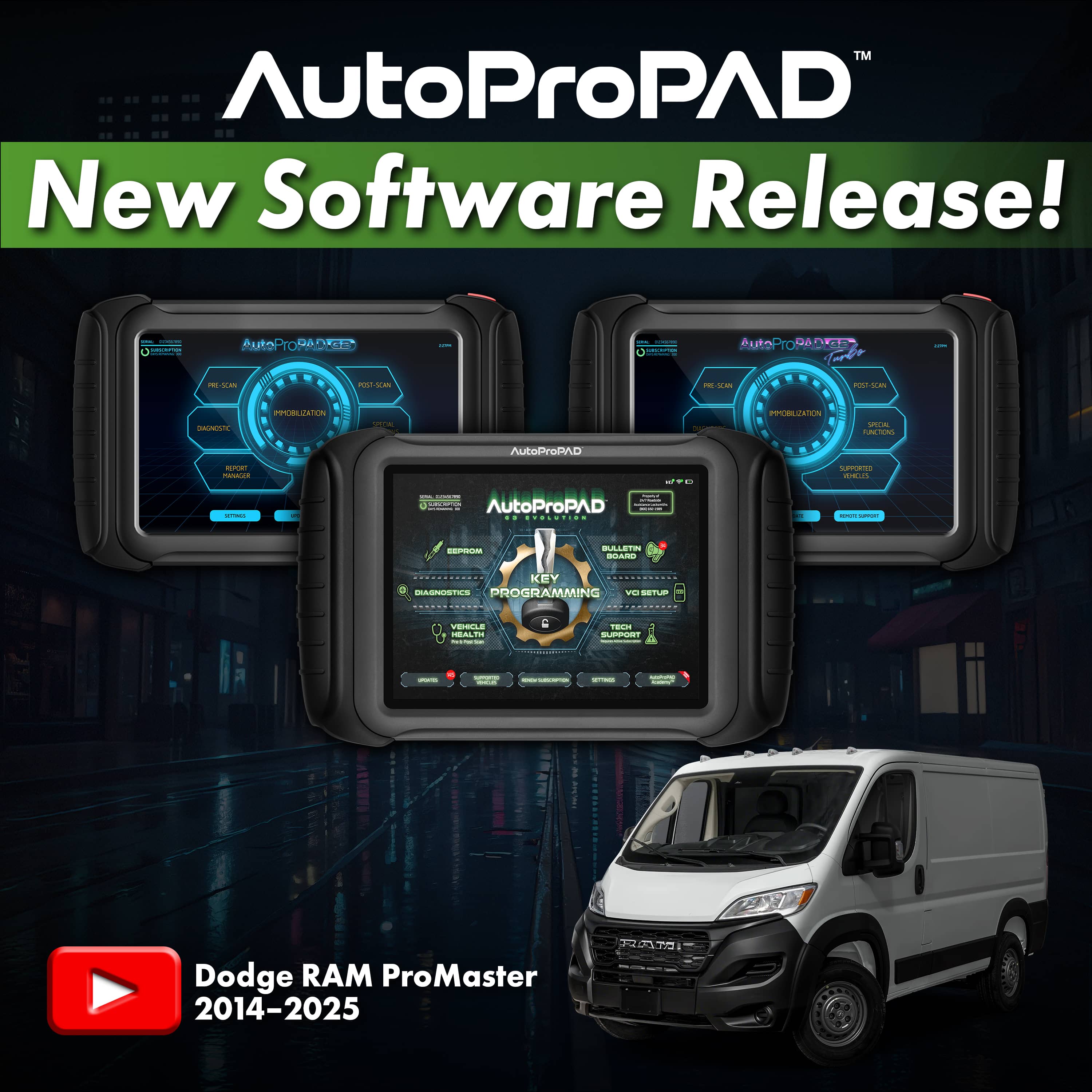 Expanded Dodge RAM ProMaster Key Programming Coverage (2014–2025) Now ...