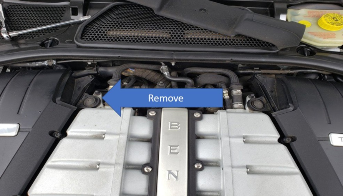 Opening the Trunk of a 2005 Bentley Continental GT 2-Door with a Dead ...