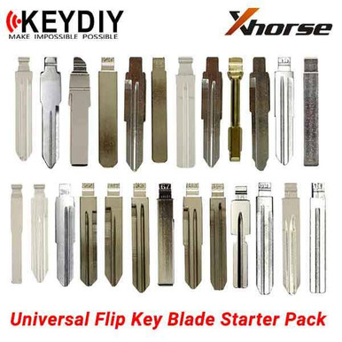 Flip Key Blades STARTER PACK For Xhorse / KEYDIY Universal Flip Key ...