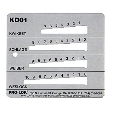 PRO-LOK Key Decoder-KW1 / SC1 / WK1 / WE1 PRO-LOK Tools