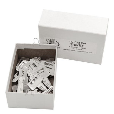 Aero Lock X256 Tryout Keys Set For Kawasaki ATV - Code Series: 251K ...