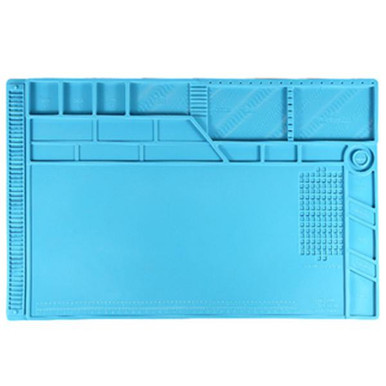 KEYSENTIALS Large Silicone Work Mat 21.65 x 13.77 Inch For Soldering ...