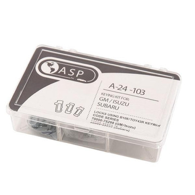 ASP A-24-103 GM Isuzu/Subaru B110 Keying Kit Replaces A-24-102 ASP Shop ...