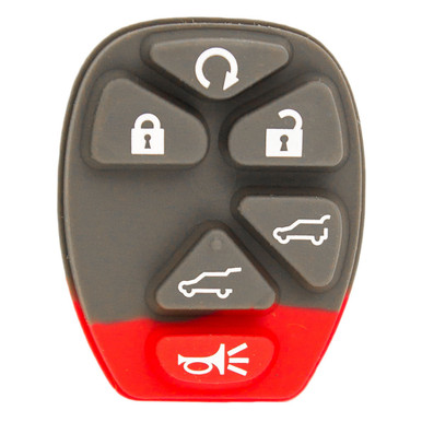 6 Button Remote PAD ONLY For GM OUC60270 OUC60221 22756462 - 5 PACK ...