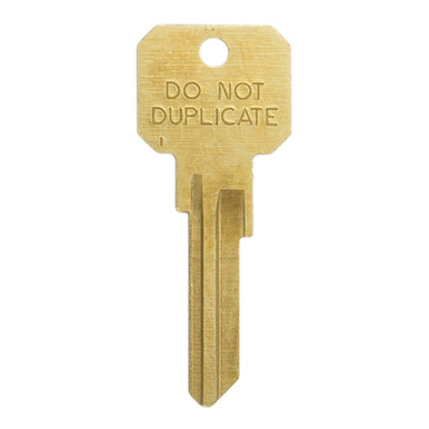 ILCO KW1 DND Kwikset Do Not Duplicate Key Blank - Brass - 50 Pack ilco ...