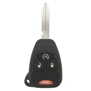 Mopar 4 Button Remote Head Key Replacement Case with Remote Start Jeep ...