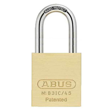 ABUS - 83IC/45HB50 - PREMIUM LOADED BRASS PADLOCK - S2 - SFIC ...