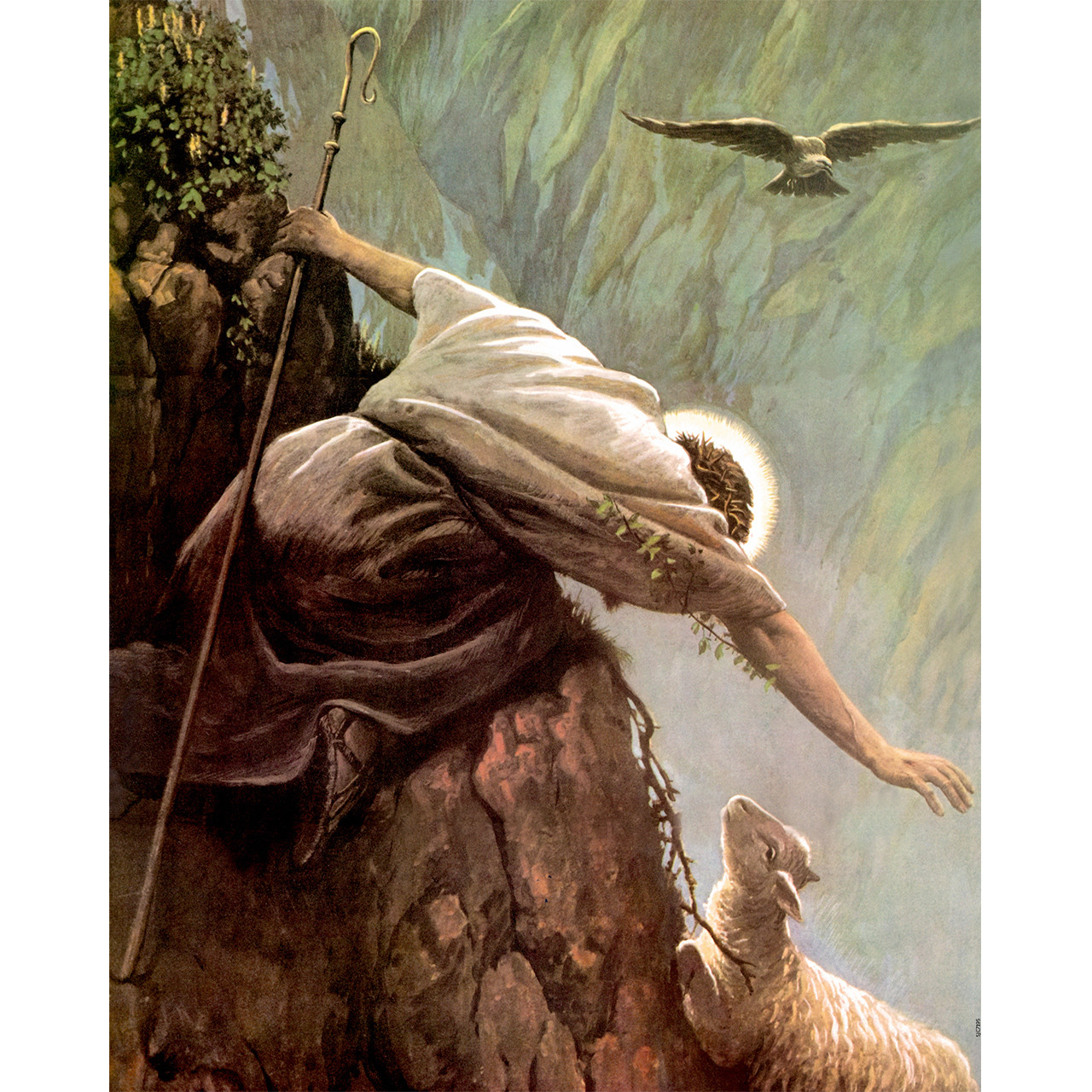 The Lost Sheep painting by Alfred Usher Soord - Canvas Print - 12" x 18 ...