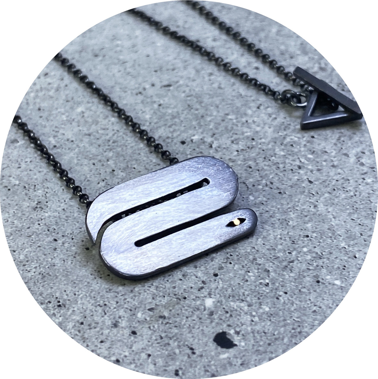 Maria Natoli - Snakes On A Chain Necklace, Sterling Silver, 18ct yellow ...