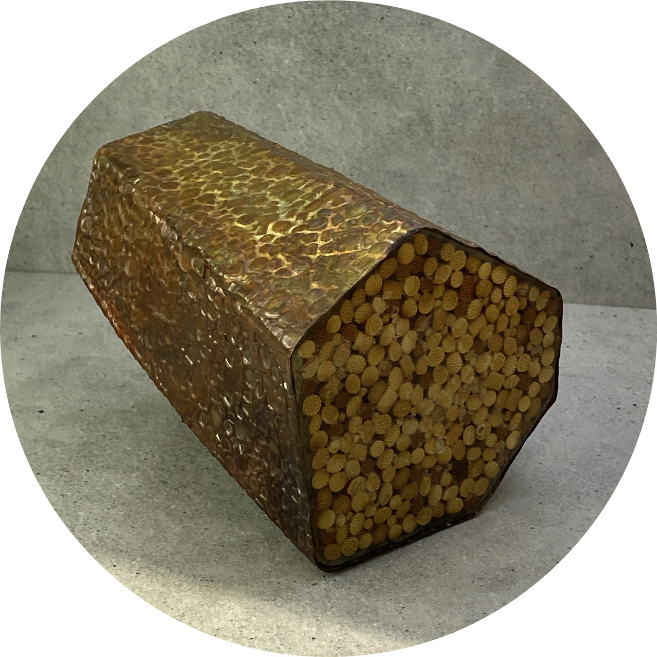 Ann Welton - Balancing Act 2 Vessel, Copper Shim, Bamboo, Resin - KIN ...