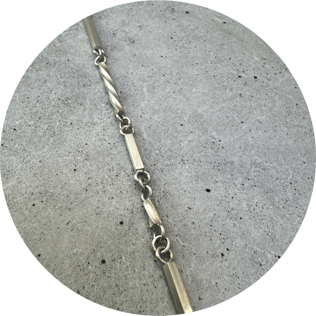Jess Ervin - Twisted Wire Necklace, Sterling Silver - KIN Gallery