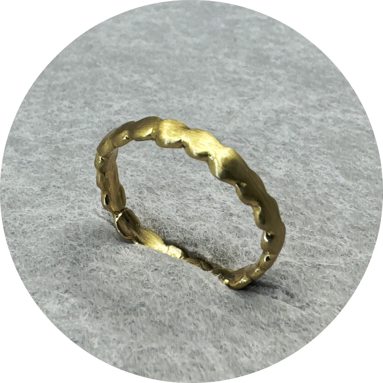 Katie Shanahan - 'Dots' Eternity Ring, 9ct Yellow Gold - KIN Gallery