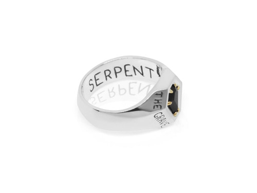 Serpent Cove - Haunt The Grave Signet Ring, Sterling Silver. Size V - KIN Gallery