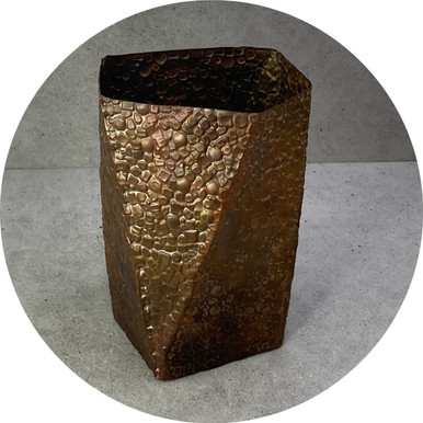 Ann Welton - Balancing Act 2 Vessel, Copper Shim, Bamboo, Resin - KIN ...