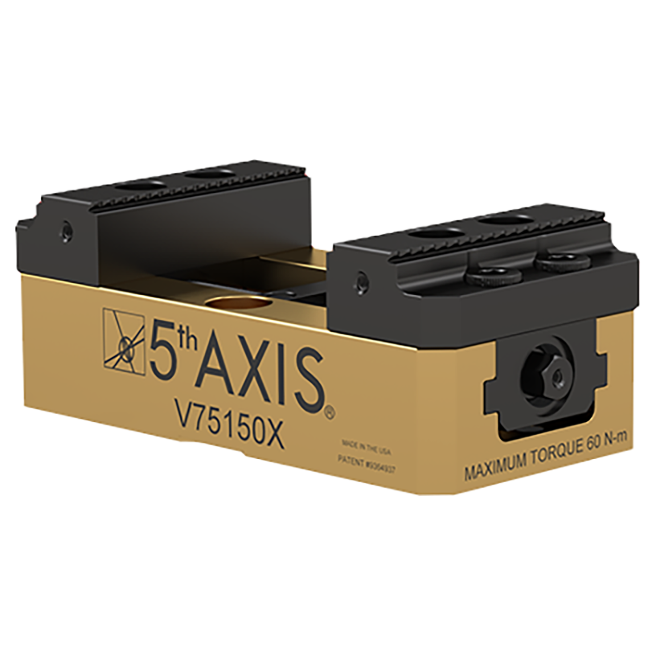 5th Axis V75150X | 45 Degree x 75mm Width Compact Self-Centering Vise ...