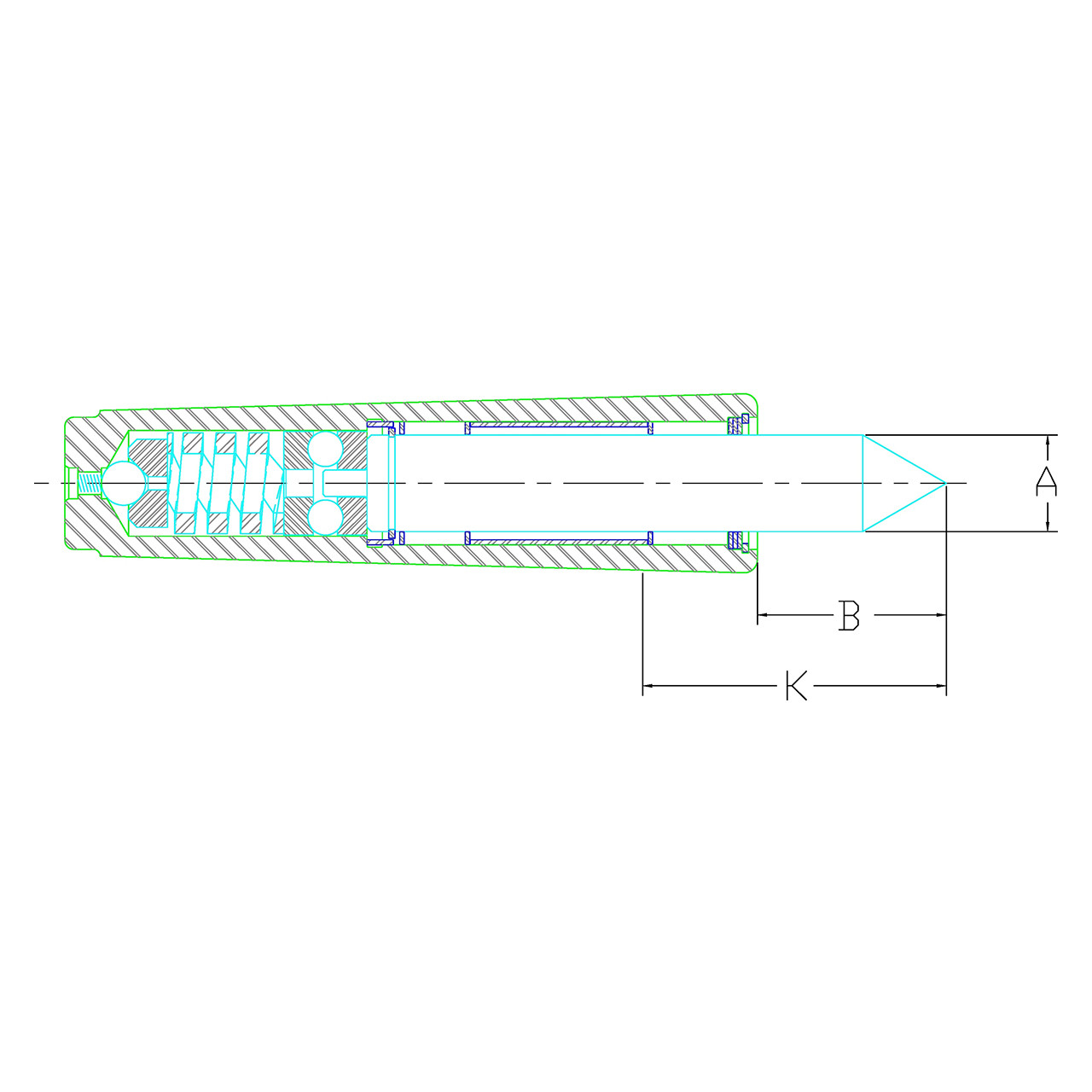 Riten 17214 | 14 Jarno Taper 1.075" Diameter x 2.000" Length x 8.020 ...