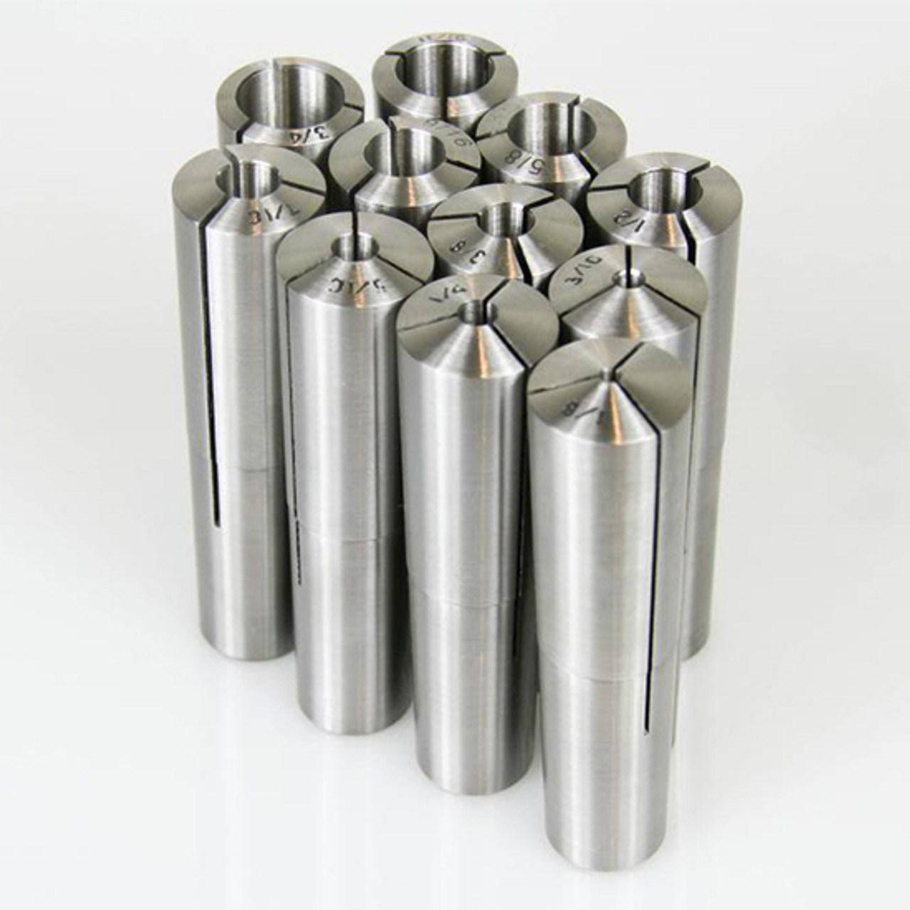 1 8 3 4 X 16ths 9 Brown Sharpe Taper Collet 11 Pc Set 609728674342 1 8 3 4 X 16ths 9 Brown Sharpe Taper Collet 11 Pc Set 609728674342