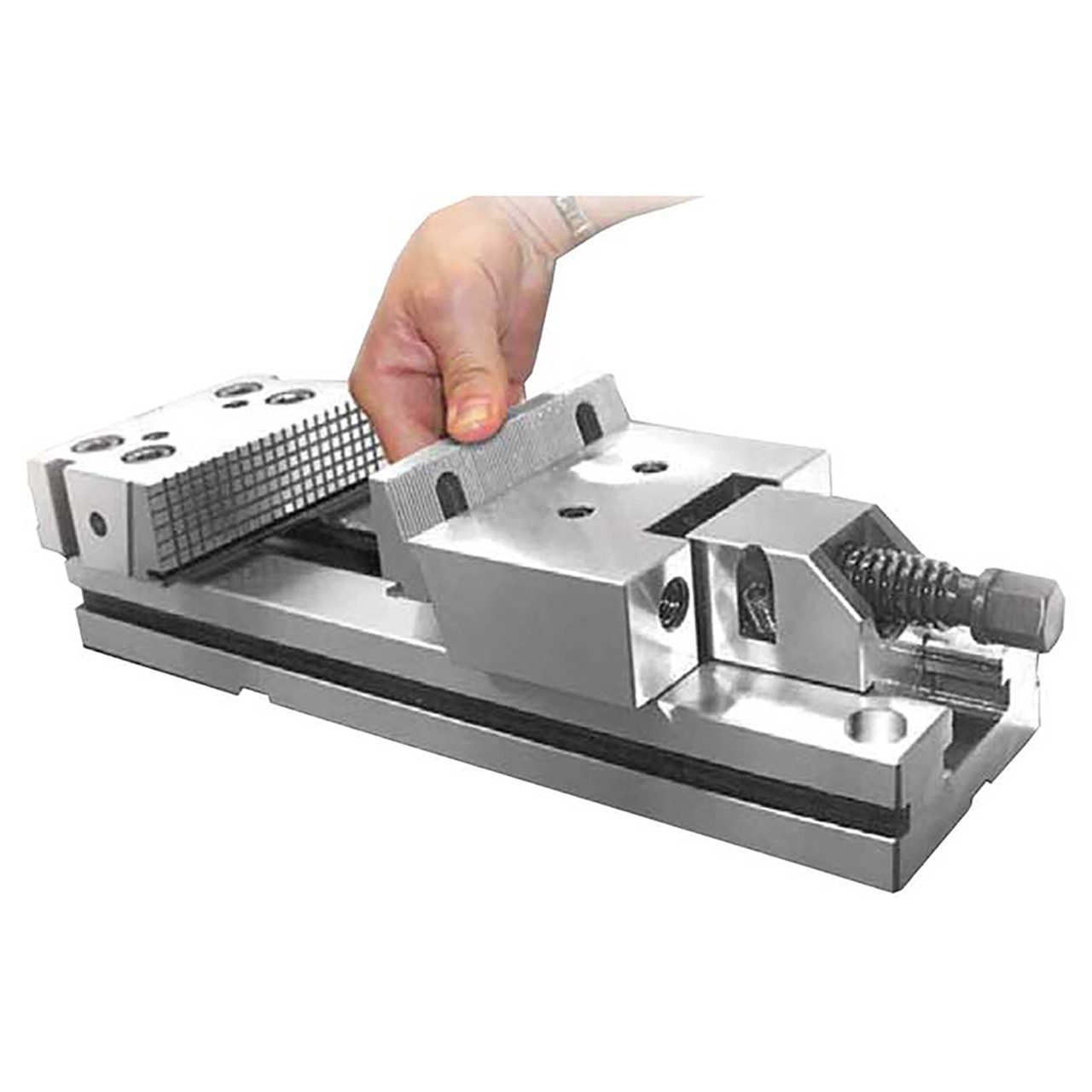GS Tooling 382896 | 8" Capacity Modular Vise With Quick Pulldown Jaw ...