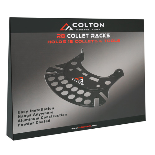 Colton Industrial 20122 | R8 Collet Rack & Tool Tray With 15 Slots for ...