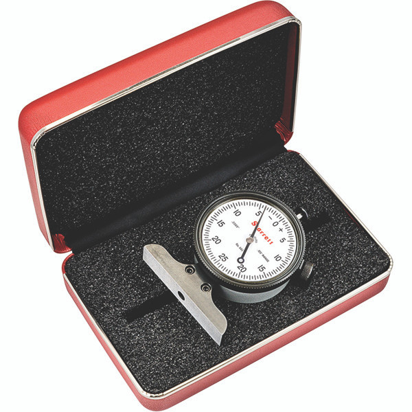 Starrett 643JZ | 1/8" Steel Dial Depth Gage 0.0005" Graduation - All ...