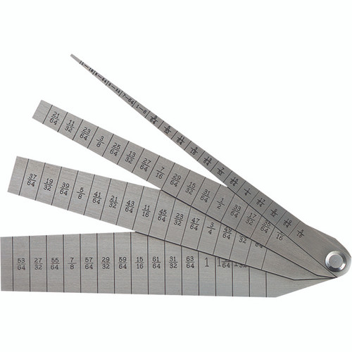 Starrett 267 | 1/16"-1-1/16" Range Taper Gage 5-1/4" Length 4 Leaves ...
