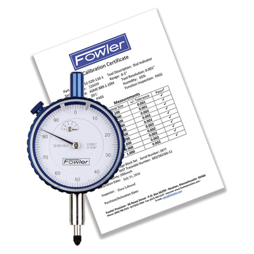 Fowler 52-520-135-0 | 0.05" Range x 0.0001" Graduation Dial Drop ...