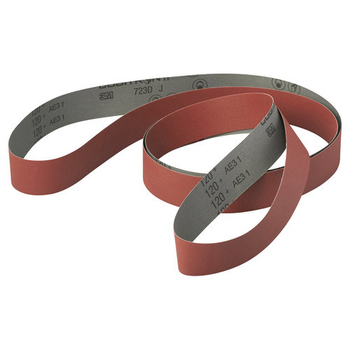 3M 7100245285 | 723D x 220+ Grit x 110.000" OAL Cloth Belt - All ...