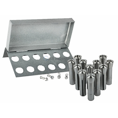 All Industrial 41082 | 12pc R8 Collet Set 1/8" to 7/8" for Bridgeport ...
