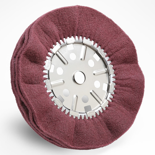 3M 7010295263 | 12" Satin Pleated Mounted Buffing Wheel | All ...