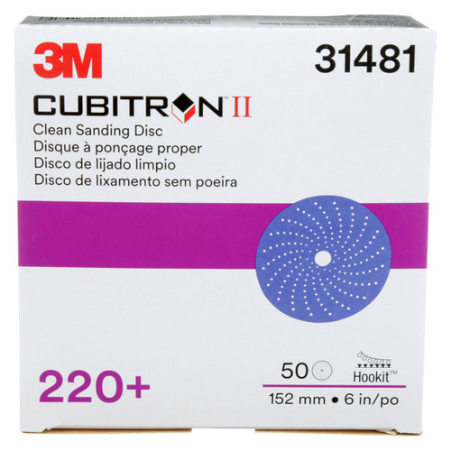 3M 7100155285 | 31481 Cubitron II Hookit 6" Diameter 737U C Weight 220 ...