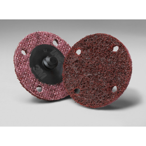 3M 7100086055 | Scotch-Brite Roloc 2" Diameter SC-DR Medium Aluminum ...