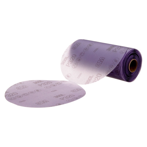 3M 7000120261 | Stikit 6" Diameter 360L P320 Grit Aluminum Oxide Film ...