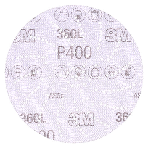 3M 7100084760 | Xtract 3" Diameter 360L P400 Grit Aluminum Oxide Film ...