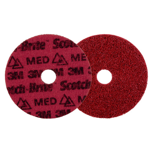 3M 7100263890 | Scotch-Brite 5" OAD PN-DH x 7/8" Hole Diameter Medium ...