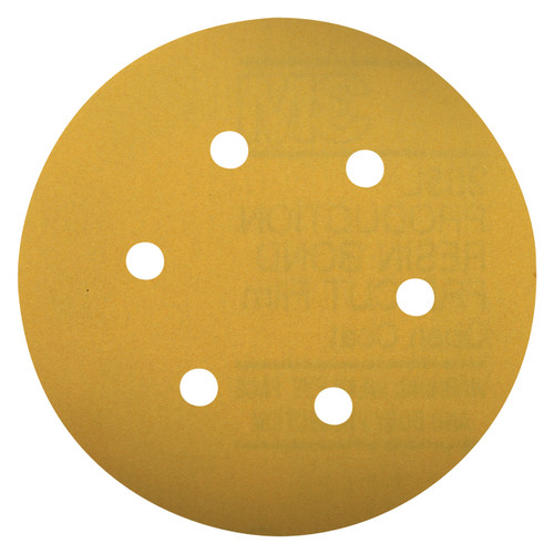 3M 7010511605 | Hookit Gold 6" Diameter 255L P100 Grit Aluminum Oxide ...