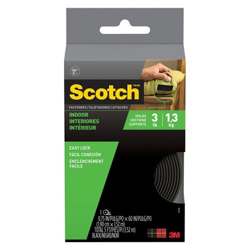 3M 7100104584 | Scotch 5' OAL x 0.750" Width Hook & Loop Fasteners ...