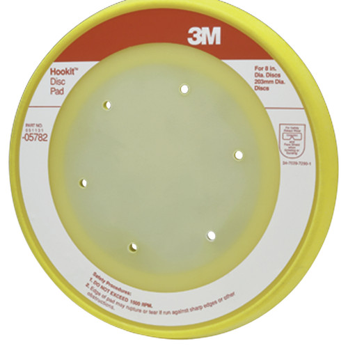 3M 7000119809 | 05782 Hookit 8" Diameter x 6 Bolt Holes Thread Disc Pad ...
