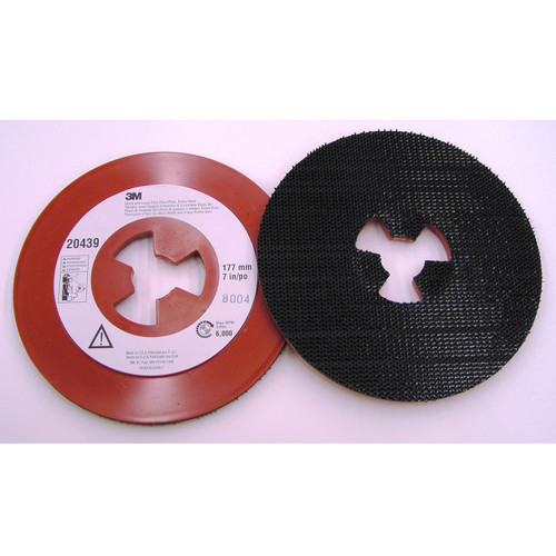 3M 7010360099 | 20439 7" Diameter Hook & Loop Disc Face Plate - All ...