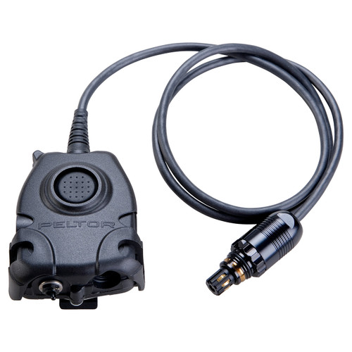 3M 7100113660 | PELTOR FL5601-09 Black Push to Talk Adapter - All ...