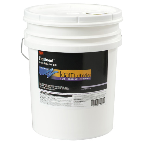 3M 7000121392 | Fastbond 100NF 5 Gallon Capacity Lavender Foam Adhesive ...