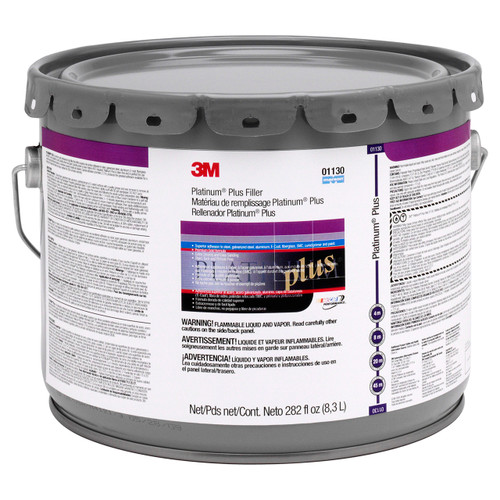3M 7100142876 | Platinum 01130 3 Gallon Capacity Gold Pail Body Filler ...