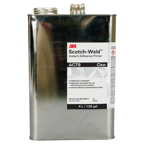 3M 7100039265 | Scotch-Weld AC79 1.056 Gallon Capacity Transparent ...
